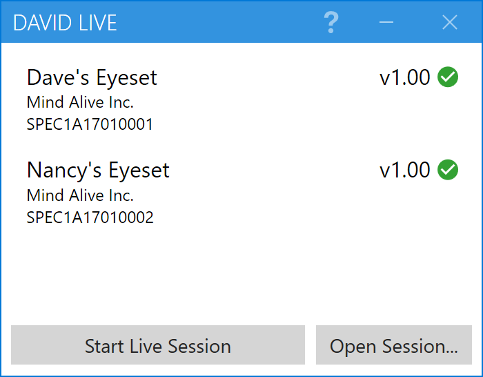 Mind Alive Inc - DAVID Live – Mind Alive Inc.